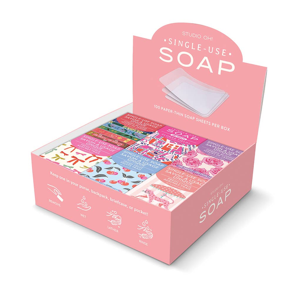 Single-Use Soap Sheets Pre-Pack Assortment with Display – Burning Red ...